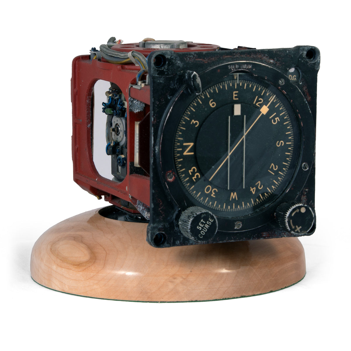 Rotating Directional Gyro Indicator Compass display ornament – Navy ...