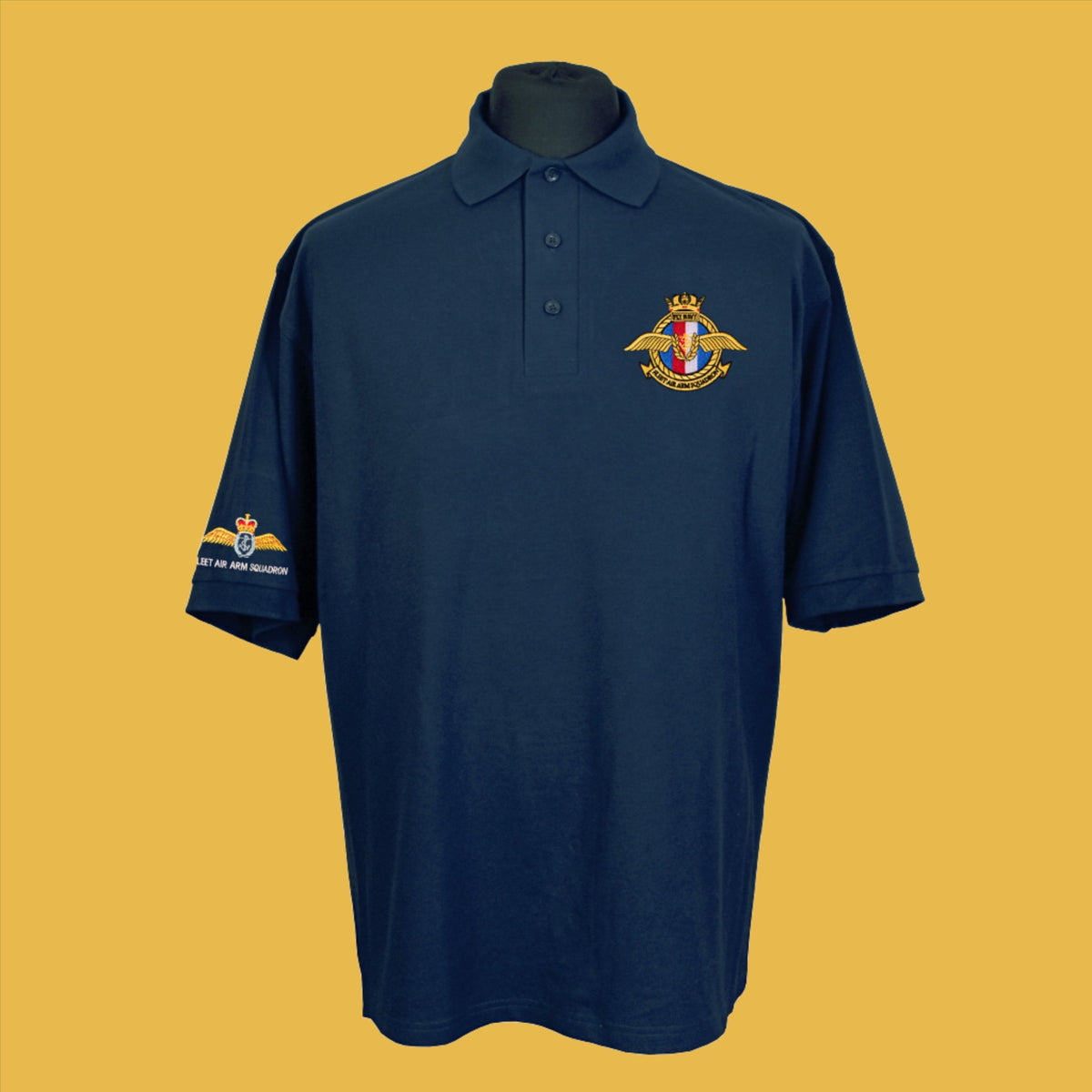 Fleet Air Arm Squadron Polo Shirt – Navy Wings Flight Store
