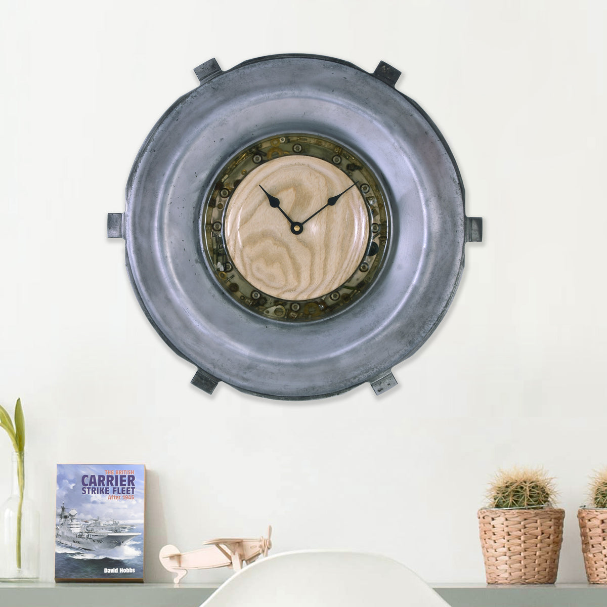 Sea Harrier Turbine clock featuring a pressure sensor mounting plate f ...