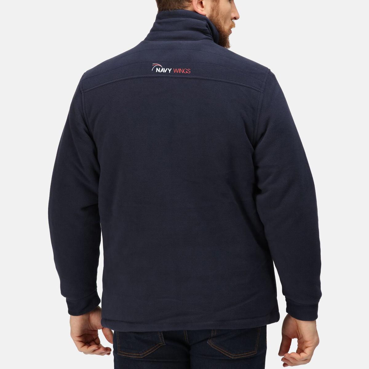 Deluxe Padded Fleece - Great British Take Off logo – Navy Wings Flight ...