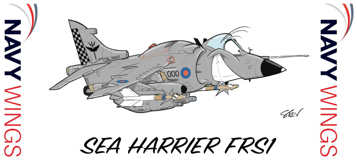 Exclusive 'Spirit of the Fleet Air Arm' Aircraft Icon Cartoon Mugs by ...